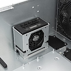 SilverStone Technology RM51 5U Rackmount Server Chassis with Dual 180mm Fans and Enhanced Liquid Cooling Capability, SST-RM51