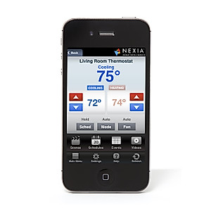 Trane TZEMT400BB3NX N N SL Home Energy Management Thermostat with Nexia Home Intelligence, White