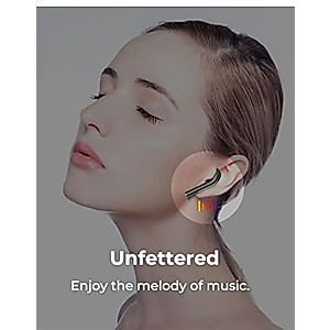 J18 Audifonos BT 5.0 Wireless Earphone Earbuds (White)