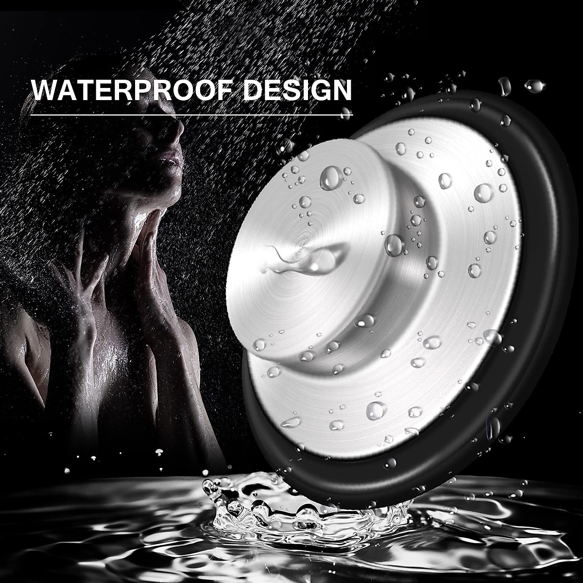 Sink Stopper 3.35 Inch Kitchen Stainless Steel Garbage Disposal Sink Plug for Insinkerator Kitchenaid Waste King Kohler and so on