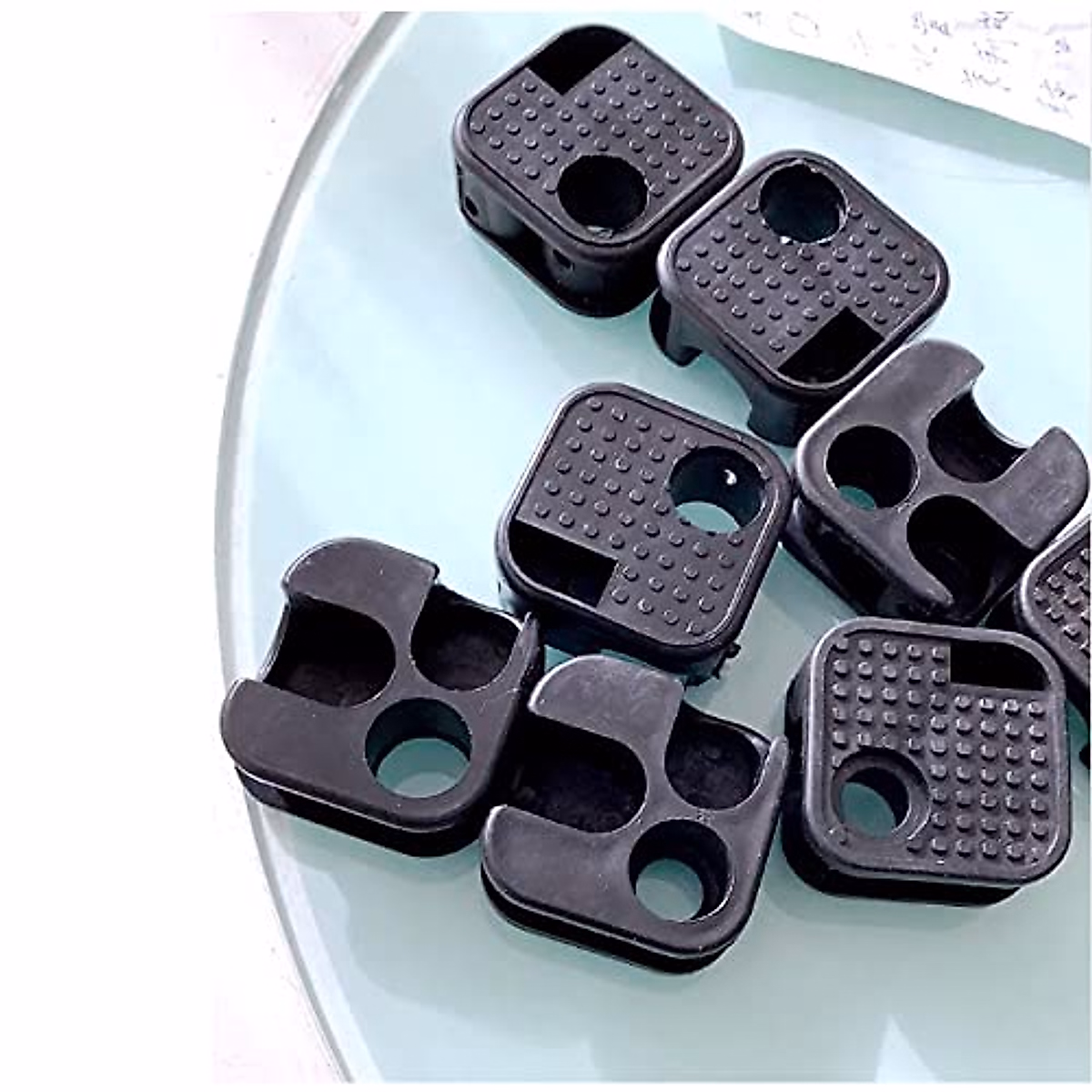 UtySty 4 Pack Folding Chair Replacement Foot with Screws Camping Outdoor Stool Outside Lawn Table Feet for Pole Swivel Joint Base Camp Fishing Seat Repair Accessories Maintenance Replace (14mm/0.55")