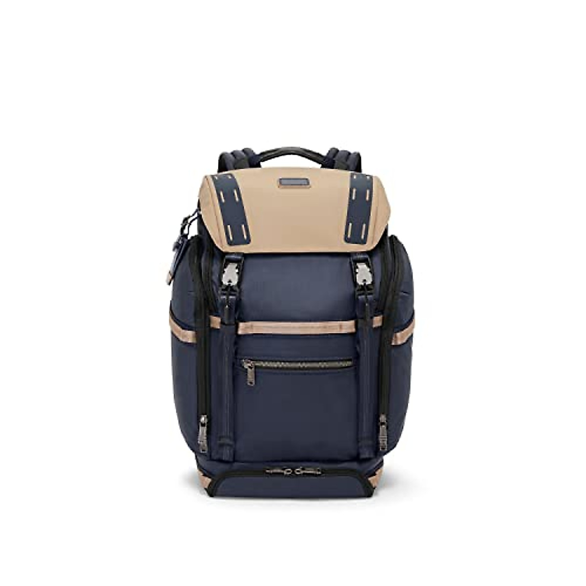 TUMI Alpha Bravo Expedition Flap Backpack - Midnight Navy/Khaki