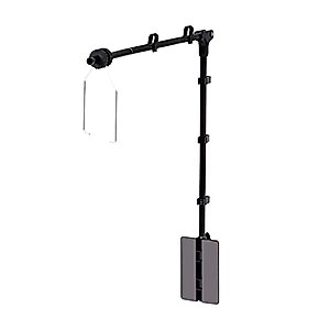 OIIBO Reptile Lamp Stand, Reptile Heat Lamp Stand Adjustable Height Hanging Lamp Fixture Holder for Reptile Terrarium Tank UVB Heating Light