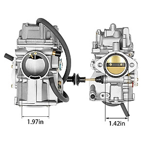 YFM350 Carburetor for Yamaha 1987-1990 & 1992-1995 Moto-4 350 YFM350/1987-2004 Warrior 350 YFM350/1987-1998 Big Bear 350 YFM350/1996-1998 Kodiak 400 YFM400/1995 Wolverine 350 YFM35F +Intake Manifold