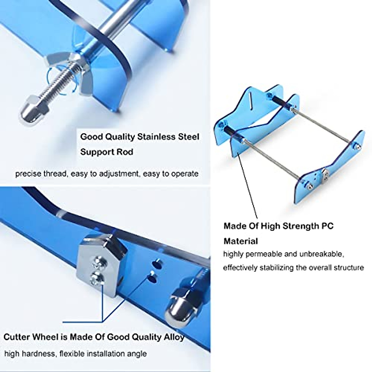 Glass Bottle Cutter, Mini Portable Glass Bottle DIY Craft Tool, Bottle Cutter & Glass Cutter Kit for Cutting Wine, Beer, Whiskey, etc