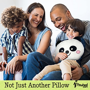 Pinwheel Crafts Beginner Sewing Kit for Kids 8-12 - Easy DIY Panda Pillow Kit - Learn to Sew - Kids Sewing Craft Gifts - Make Your Own Stuffed Animal Panda Plush Toy