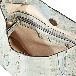 Lucky Brand womens Jeun Crossbody, Marble Blue, Medium US