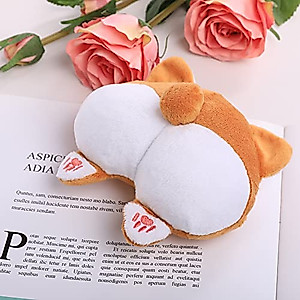 ROZKITCH Pet Dog Toys Corgi Cute Butt Shaped Plush Toy Squeaky Dog Toy, Stuffed Plush Puppy Dog Chew Toy for Small Medium Dogs