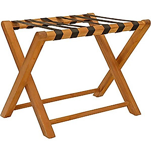 Manada Solid Teak Luggage Rack