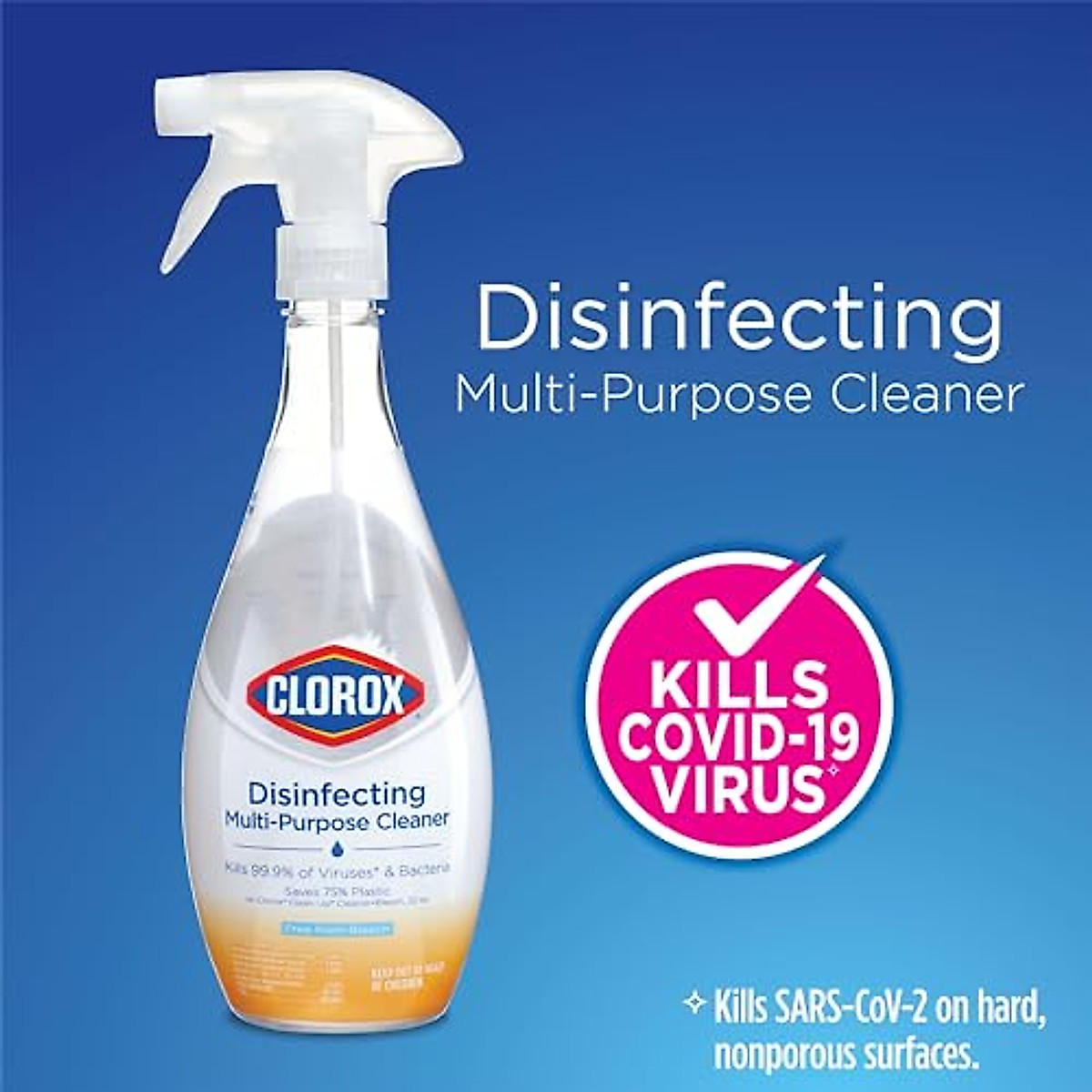 Clorox Disinfecting Multi-Purpose, Household Essentials, Cleaning Refills for Clorox Multi-Purpose Cleaning System, 2 Count