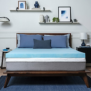 Sure2Sleep Full Size, 3-Inch, Gel Swirl Memory Foam Mattress Topper Made in USA.