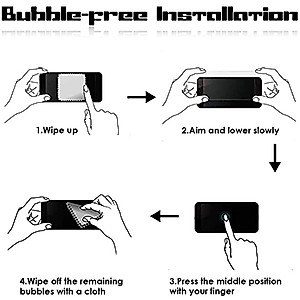 Case for TCL 20 XE/5087Z (6.52"), with [ 2 x Tempered Glass Protective Film], KJYF Black Soft Silicone Protective Cover Bumper Shockproof Phone Case for TCL 20 XE/5087Z - XS40