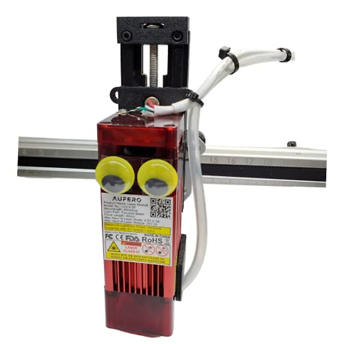 King Gubby Z Axis Adjuster for Ortur Laser Master 3, Laser Master 2 Pro, and Aufero Laser 1 & 2, Black (KG0001)