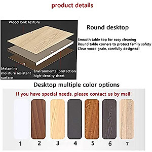 Conference Reception Room Coffee Table with Chair, Dining Room Furniture Chair Lift Cloth 65cm Round Table Cafe Balcony Hotel European Modern Office (Color : Gray White) (Color : Blue White) (Green Wh