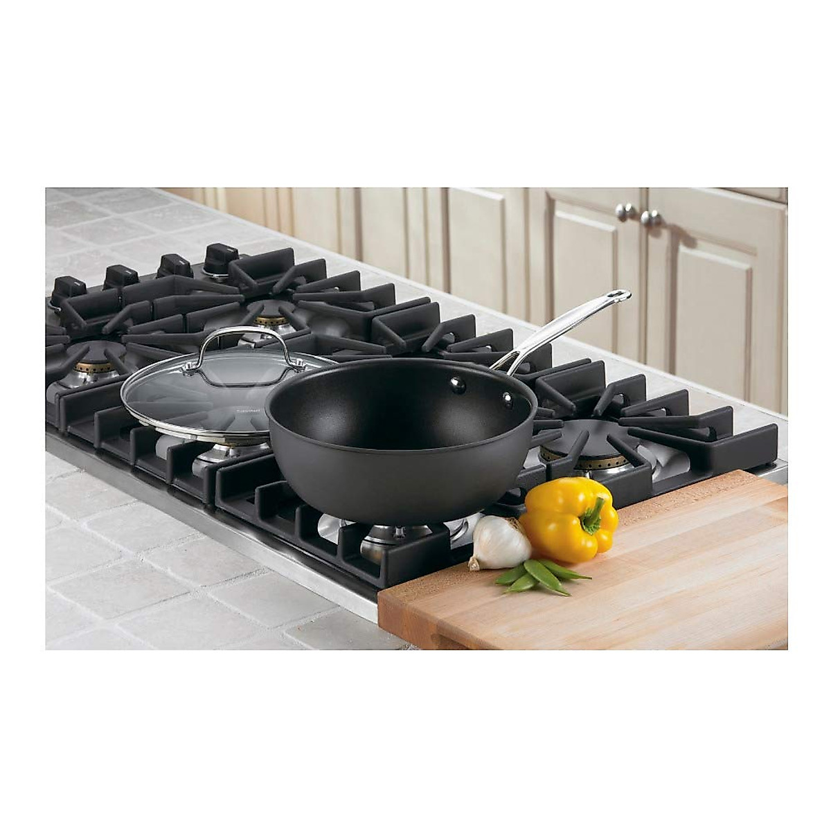 Cuisinart 635-24 Chef's Classic Nonstick Hard-Anodized 3-Quart Chef's Pan with Cover