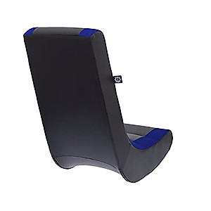 THE CREW FURNITURE Classic Video Rocker Gaming Chair, Kids and Teens, Black/Blue