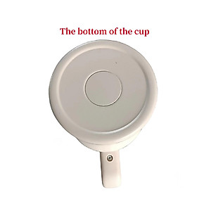 Caibomaoyi Tumbler with Handle and Straw | Cup Holder Compatible for Car | Insulated Stainless Steel Cup | Travel cup | BPA-Free | (cream, 30 oz)