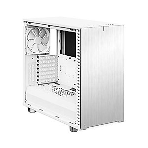 Fractal Design Define 7 White Brushed Aluminum/Steel E-ATX Silent Modular Tempered Glass Window Mid Tower Computer Case