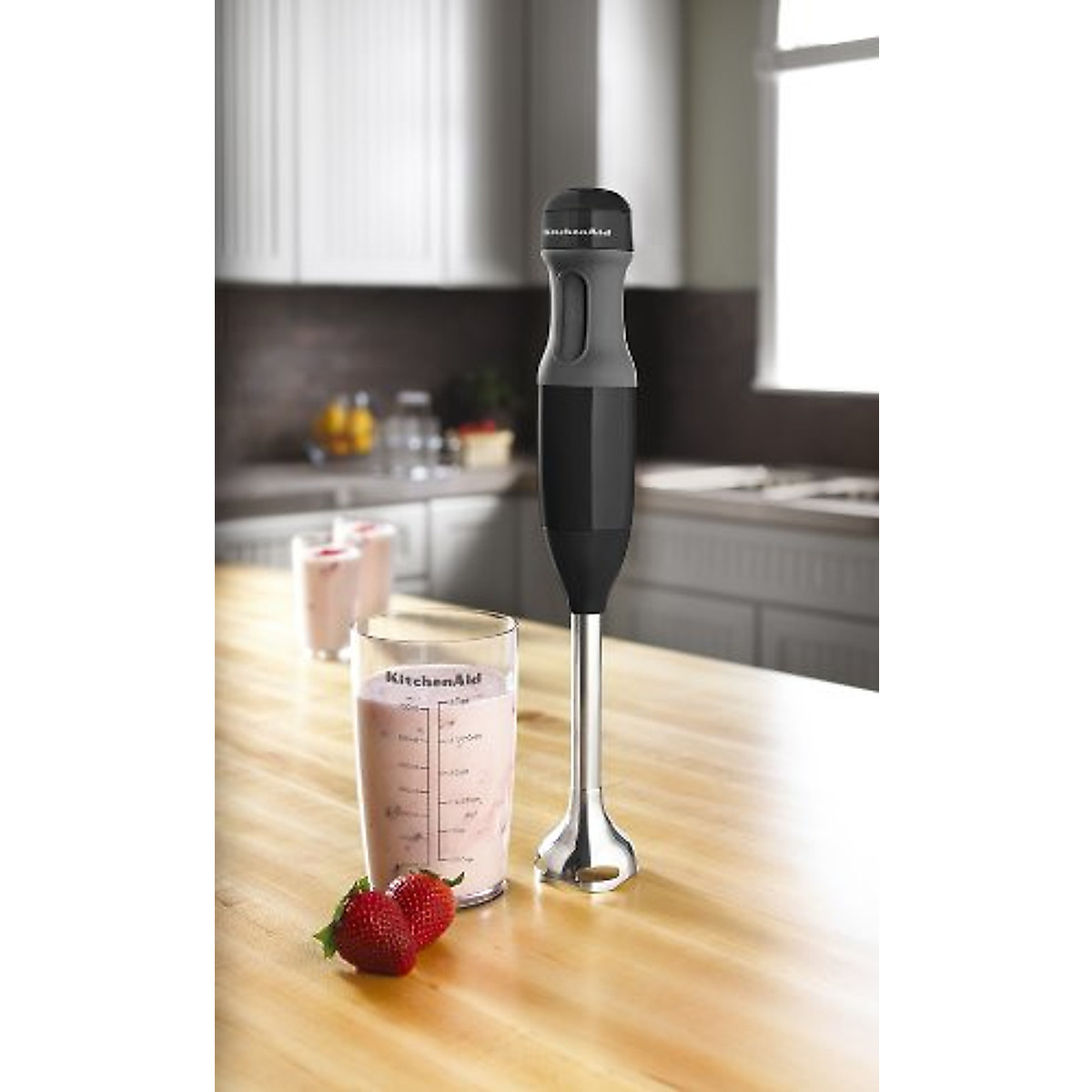 KitchenAid KHB1231OB 2-Speed Hand Blender, Onyx Black