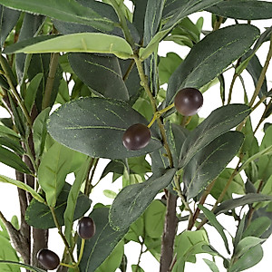 Pure Garden Sansevieria Snake Artificial Plant - 29.5-Inch Potted Faux Plant with Upward Foliage for Office or Home Decor - Realistic Indoor Plants