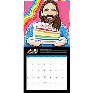2023 Queer All Year Wall Calendar: Inspiring LGBTQ+ Icons to Celebrate Pride Every Day (17-Month Art Gift)