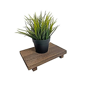 Laual Designs Bathroom Decor, Wood Soap Tray, Plant Stand, Wood Riser, Farmhouse Decor, Decorative Tray, Kitchen Decor, Rustic Home Decor