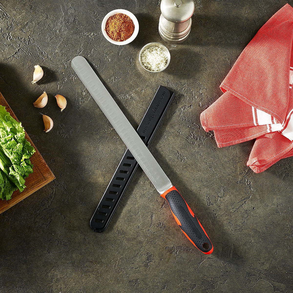 AC Barbeque Carving Knife with Protective Cover