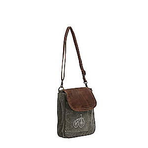 Myra Bags Bicycle Upcycled Canvas Shoulder Bag S-0798