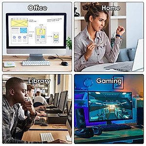 JEDIA Keyboard Wrist Rest, Memory Foam Mouse Pad Wrist Support, Ergonomic Keyboard Wrist Pad Easy Typing and Pain Relief for Computer Keyboard, Office, Desktop Computer, 2 Packs Large + Small