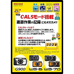 RICOH Waterproof Digital Camera G900 Japan Import