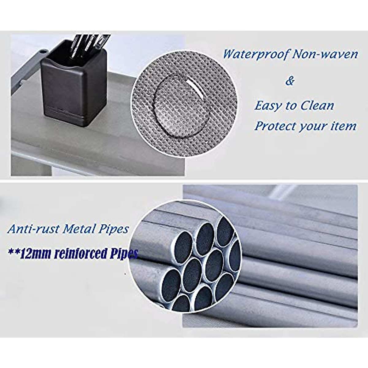 HOSTARME Bookshelf Kids 9 Cube Book Shelf Organizer Bookcase DIY for Bedroom Classroom Office (Greyness), T001