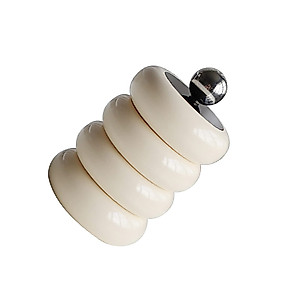 Tomotato Qtip Holder Dispenser, Nordic Style Cotton Swabs Dispenser Desktop Cotton Ball Holder Storage Container with Lid for Bathroom Vanity (White 4 Layers)