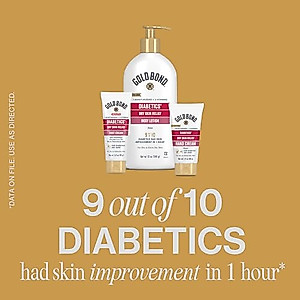Gold Bond Ultimate Diabetics' Dry Skin Relief Foot Cream 3.4 oz., Soothes Skin Discomfort