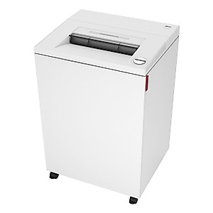 ideal. 4002 Strip Cut Centralized Office Paper Shredder, Continuous Operation, Shreds 32-35 Sheet Capacity, 44 Gallon Bin, Shred Staples/Paper Clips/Credit Cards/CDs/DVDs, 1 3/4 HP Motor, P-2 Security