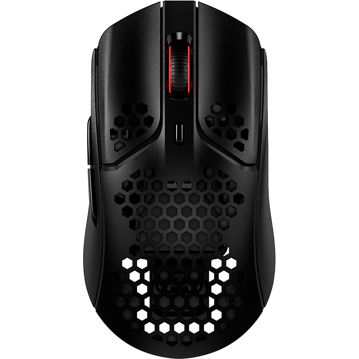 HyperX Pulsefire Haste – Wireless Gaming Mouse – Ultra Lightweight, 61g, 100 Hour Battery Life, 2.4Ghz Wireless, Honeycomb Shell, Hex Design, Up to 16000 DPI, 6 Programmable Buttons – Black, 4P5D7AA