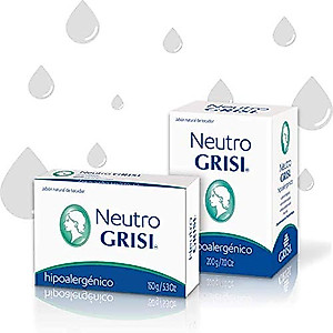 6pk - Neutral Soap - Hypoallergenic - Jabon Neutro - Grisi