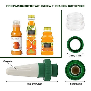 Poolan 15 Pack Vacation Plantes Waterer Self Watering Stakes Automatic Watering System, Plant Self Drip Irrigation Slow Release for Indoor or Outdoor Houseplants (15)