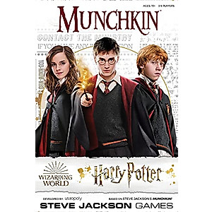 Munchkin Harry Potter Board Game | Officially Licensed Harry Potter Gift | Artwork from Harry Potter Movies | Collectible Steve Jackson's Munchkin Game