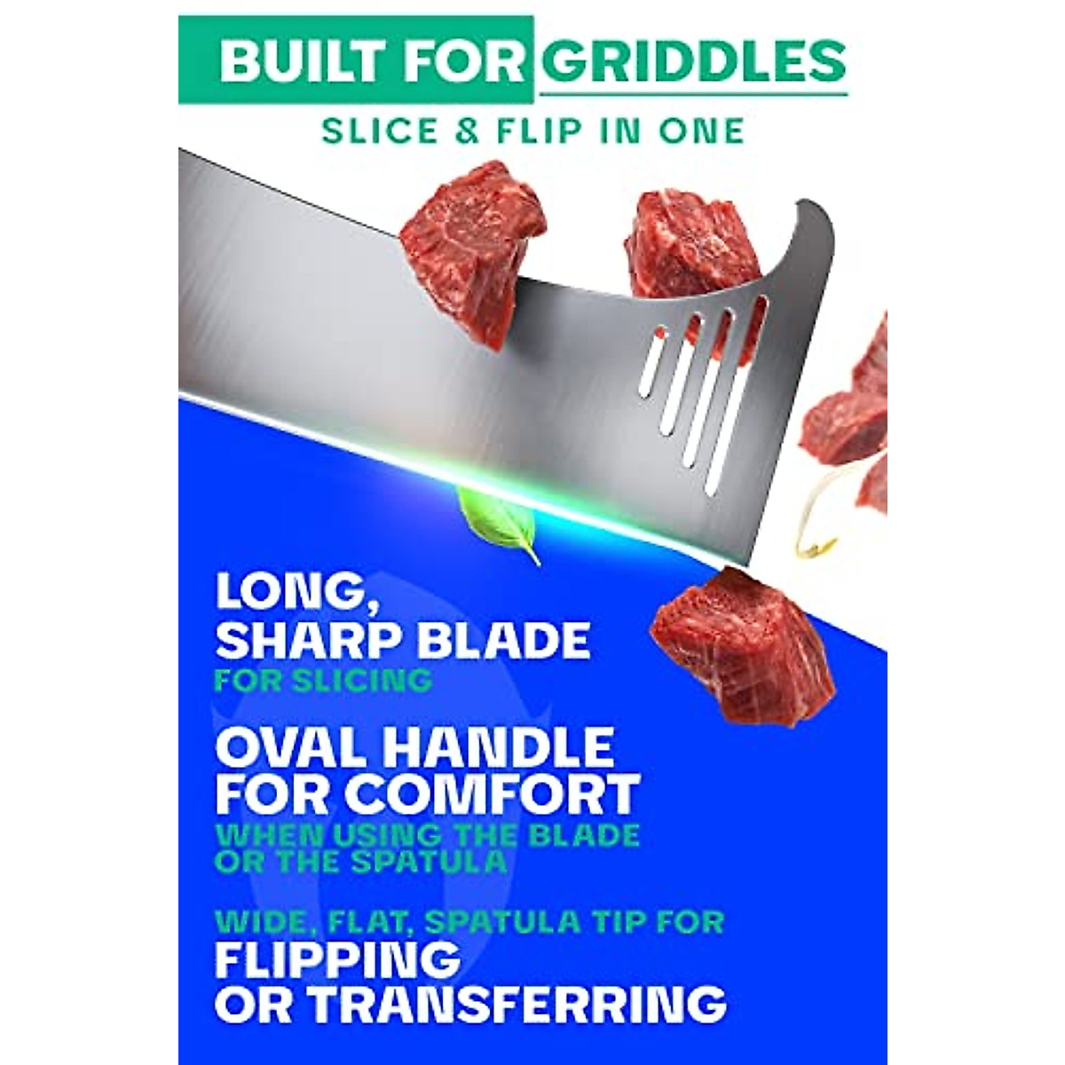 Dalstrong Spatula Knife Hybrid Utensil - 8 inch - Gladiator Series Elite - High Carbon German Steel Kitchen Knife - G10 Handle - Multi-Purpose - BBQ, Chop, Slice, Grill, Flip - Sheath - NSF Certified