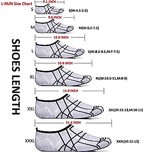 L-RUN Womens Classic Barefoot Water Sports Skin Shoes Black L(W:8.5-9.5,M:7-7.5)=EU39-40