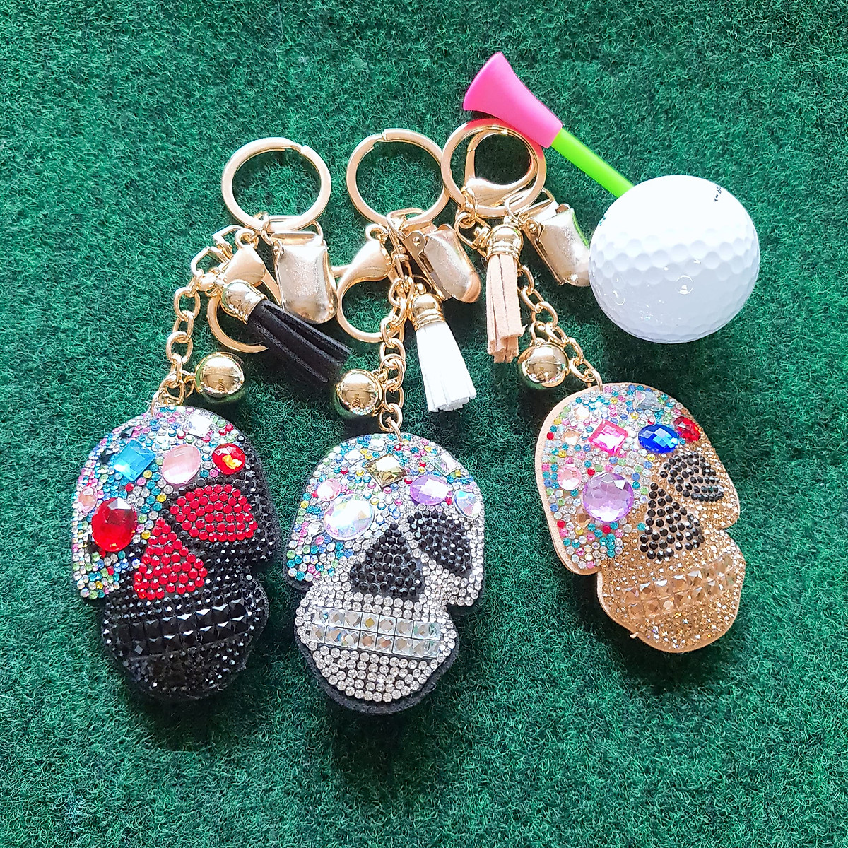 GS Ring Skeleton Cubic Putter Keeper 1Pcs That Golf Accessories Set (Silver)