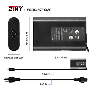 New 65W USB-C Type C AC Adapter Laptop Charger Replacement for Dell Latitude 5290 7200 7210 7400 7389 7390 2-in-1 7300 7320 7310 5320 7275 7370 XPS 13 9300 9310 9360 9365 9370 9380 LA65NM170