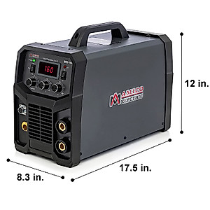 AmicoPower MIG-160, 160 Amp MIG TIG Stick Arc DC Welder, 3-in-1 Multifunction, Spool Gun Weld Aluminum: SPG15180