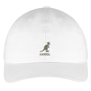 Kangol Washed Baseball - White/1SFM White, One Size