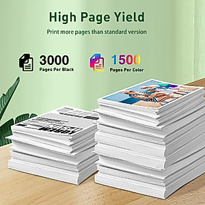 Compatible for Brother LC3033 Ink Cartridges Replacement for LC3033 BK/C/M/Y Ink Cartridges Brother use with Brother MFC-J995DW MFC-J995DWXL MFC-J815DW MFC-J805DW MFC-J805DWXL, 4 for LC3033 LC3035 Ink