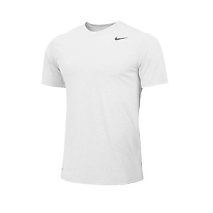 Nike Mens Team Legend Short Sleeve Crew T-Shirt (as1, Alpha, m, Regular, Regular, White)