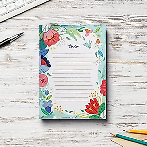Ceibo Press To Do List Notepads (Set of 3) by Ana Sanfelippo | Cute Floral Stationary Memo Note Pads for Shopping List, Grocery List, Daily Planner, Weekly Planner use