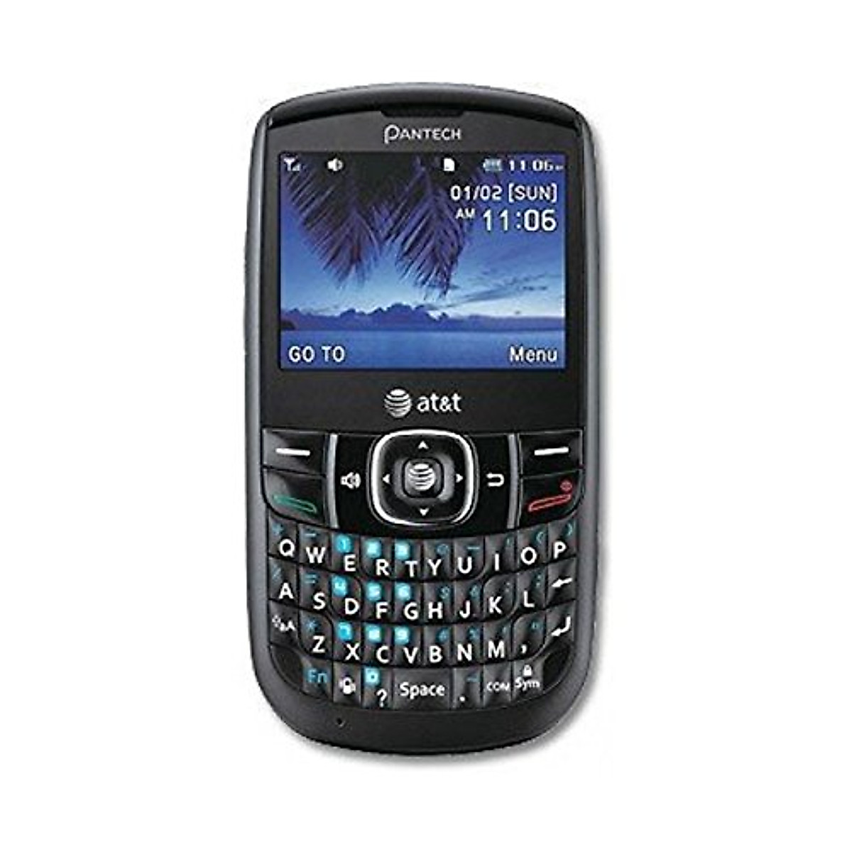 Pantech Link II P5000 QWERTY Cell Phone AT&T - Black