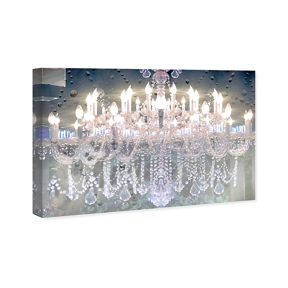 The Oliver Gal Artist Co. Day and Night | Contemporary Premium Canvas Art Prints, 15 in x 10 in, Silver