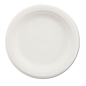Chinet 21225PK Paper Dinnerware Plate 6-Inch dia White 125/Pack